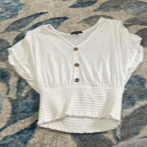 Almost Famous | Tops | White Top | Poshmark